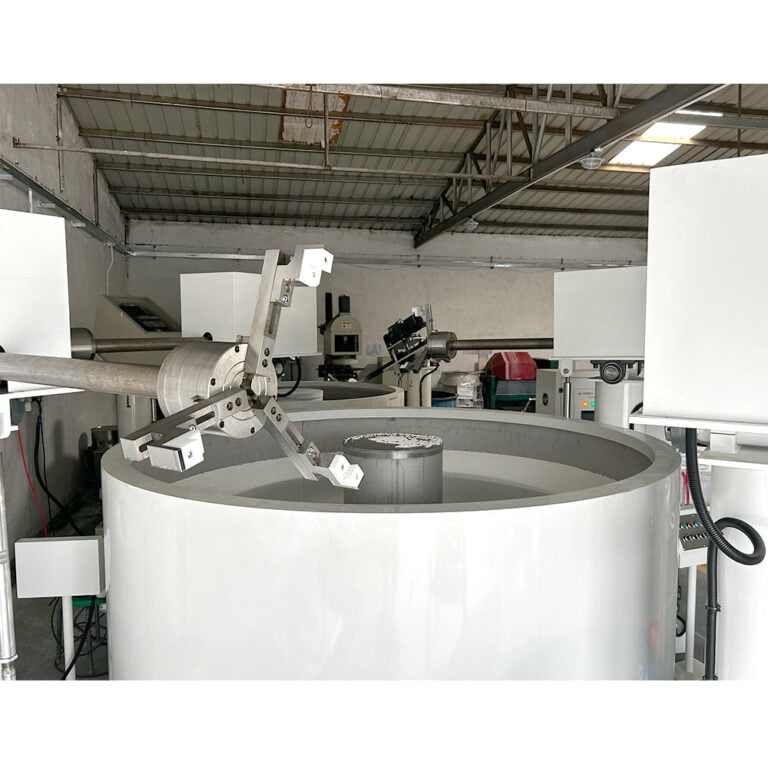 4 Armed Professional Ceramic Wheel Polisher Machine For Forged Casted ...